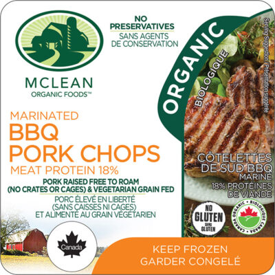 Organic BBQ Pork Chops - McLean Meats - Clean Deli Meat & Healthy Meals